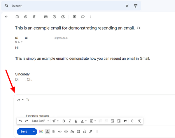 How to Resend an Email in Gmail