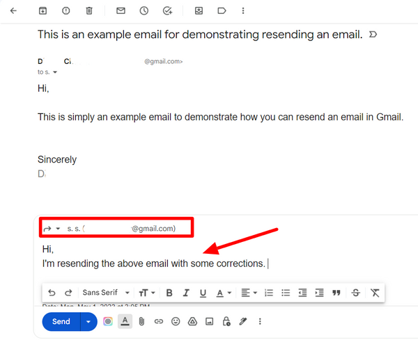 How to Resend an Email in Gmail